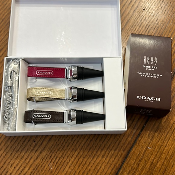 Coach | Accents | Coach Wine Gift Set | Poshmark